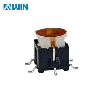 China New Hot Selling Surface Mount Illuminated LED Tact Switch 6pins Reset Function for sale