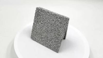 China 500X500mm Heat transfer solid open cell Aluminum Foam panel for sale