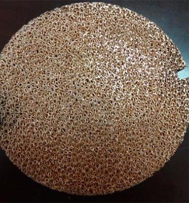 China easy cutting and bending Copper Metal Foam supplier China for sale