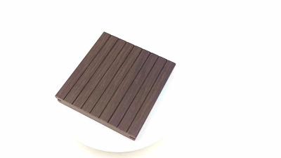 China Solid Carbonized Bamboo Outdoor Flooring for sale