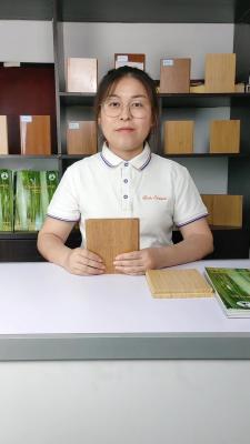 China horizontal bamboo floor for sale