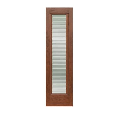China New Design Woodgrain Commercial Glass Entry Door Hotel With Great Price for sale