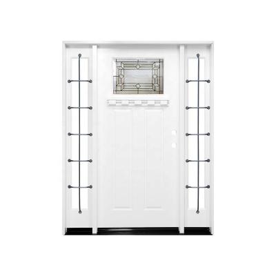 China Professional Prehung Smc Composite Fiberglass Door Skin Main Gate With Ce Certificate for sale