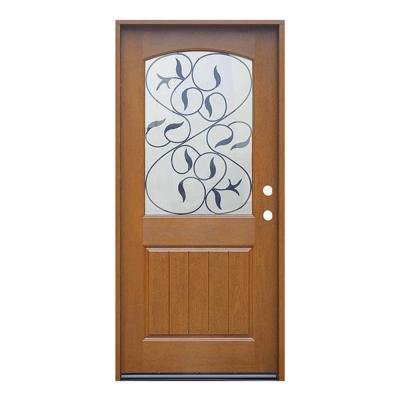 China Brand New Super Flame Retardant 30 Inch Fiberglass Entry Doors Villa Made In China for sale
