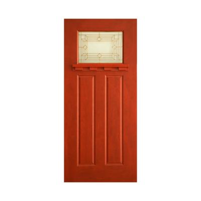 China Multifunctional Anti-Moiusture American Wooden Entrance Doors Villa With Ce Certificate for sale