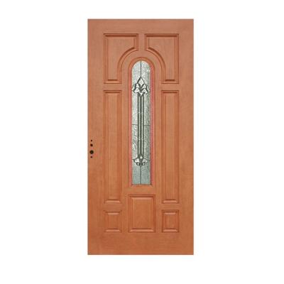 China Professional Thermal Insulation Front Doors For Homes With Glass House Low Price for sale