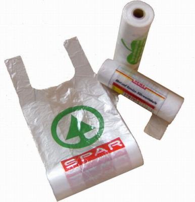 Cina il chiaro LDPE dell'HDPE personale ha stampato i sacchetti di plastica della maglietta su Rool per la drogheria in vendita