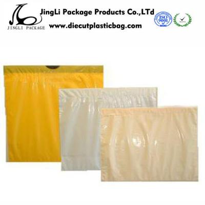 Cina Inverdisca la borsa promozionale di plastica personale della parte posteriore della plastica delle borse di cordone dell'HDPE in vendita