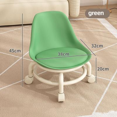 China Kids' Rotating Low Stool With Back  Detachable Design Rolling Low Stool for sale