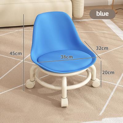 China Kids' Rotating Low Stool With Back  Detachable Design Rolling Low Stool for sale
