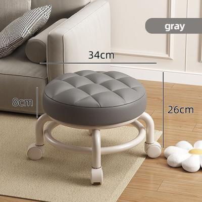 China 360° Swivel Caster High Load-Bearing Low Rolling Stool with Waterproof Stain-Resistant Surface for Flexible Movement for sale