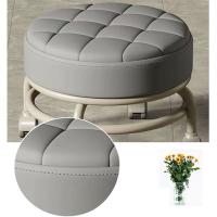 Quality 360° Rotating Pulley Low Stool With Wheels Smooth Movement For Entrance Halls for sale