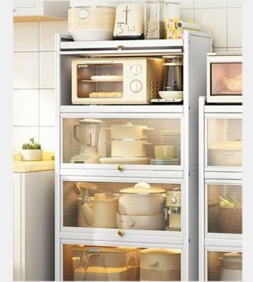 China Multi Functional Floor Standing Kitchen Storage Cabinet 5 Layers anti rust coating for sale