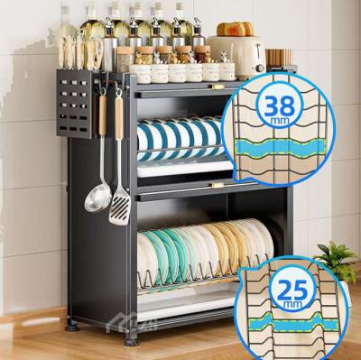 China Detachable Draining Tray Kitchen Dish Cabinet Inhibits Bacterial Growth Dish Pantry Cabinet for sale