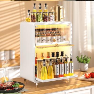 China Rust Proof Movable Kitchen Work Station Wear Resistant And Corrosion Resistant Multi Functional Storage Cabinet for sale