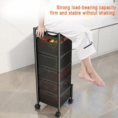 China European Style Rotating Storage Rack No Installation Hollowed Out Dust Proof For Multiple Scenarios for sale