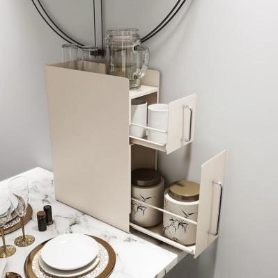 China Living Room French Retro Countertop Storage Cabinet for sale