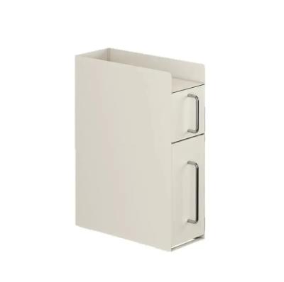 China Stainless Steel Dustproof Countertop Storage Rack with 2 Layers Vertical Storage for Multi-Scene Use for sale