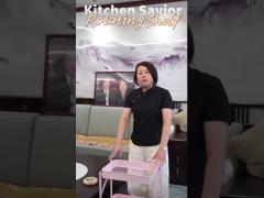 Portaoggetti rotante con blocco antiribaltamento in acciaio al carbonio multifunzionale