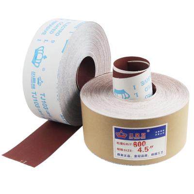 China TJ103 Aluminum Oxide Abrasive Cloth Roll, Hand Tearable Emery Cloth Roll for Wood, Metal & Automotive Polishing for sale