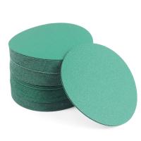 Quality HUNTKING 312 Green Polyester Film Sanding Discs, 5/6 Inch Hook & Loop Zirconia for sale