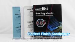 HUNTKING A36 Dry Sandpaper Review | Anti-Clog Aluminum Oxide Sandpaper for Furniture & Automotive