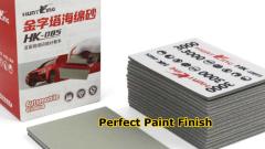 Tiered Sponge Sanding Discs, HUNTKING Hook and Loop Sponge Pads for Automotive Paint Finishing