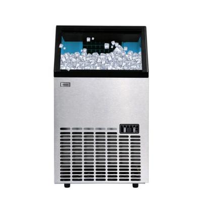 China Push Button Control Panel Ice Blocks Making Machine 80kg Countertop Ice Maker Machine for Commercial Purposes for sale