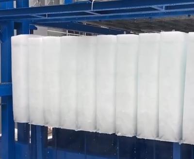 China Ice Maker Machine 1 Ton Dry Ice Block Maker 1000kg Cube Block Commercial Industrial Ice Making Machine for Business for sale