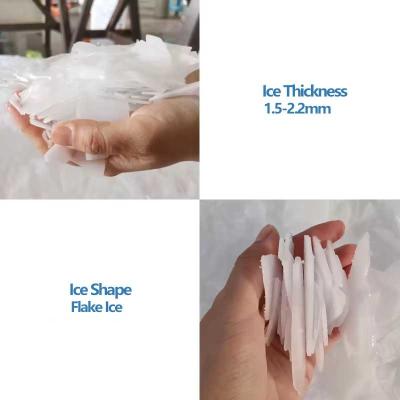 China Dimensions of M.unit 1570x1100x1180 mm 2.5ton 2500kg Flake Ice Machine for Business Commercial Automatic Industrial for sale