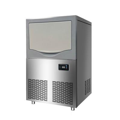 China 100kg Ice Shaver Block Maker Automatic Snowflake Ice Making Machine for Business Stainles Steel Refrigerant R404A for sale