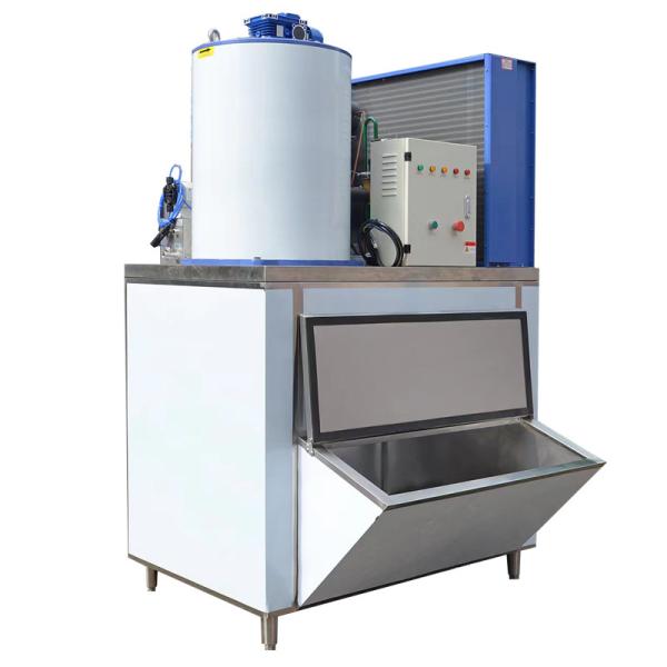 Quality Refrigerating Capacity 12.3 KW 2000kg 2 Ton Flake Ice Machine for Business Sale Commercial Industrial Ice Making Machine for sale