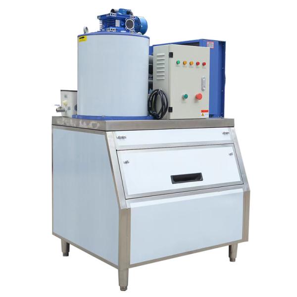 Quality Automatic 1000kg 1 Ton Flake Ice Block Makers for Business Dimensions of M.unit 1360x800x890 mm for sale