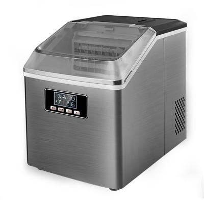 China Home 25kg Commercial Household Ice Maker Small Ice Cube Making Machine for Tap Water Or Bottled Water for sale