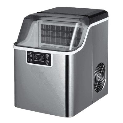 China 220V Mini Portable Ice Cube Block Making Automatic Countertop Ice Machines for Business Commercial Home Refrigerant R290 for sale