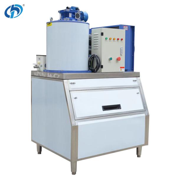 Quality Automatic 1.5ton 1500kg Big Block Flake Ice Machine for Business Drink Other name ice maker machine for sale