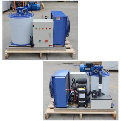 China 8.6 kw Refrigerating Capacity Big Block Commercial Flake Ice Machine for Business Beverage for sale