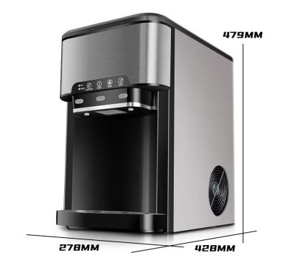 China 25kg Bullet Ice Making Machine for Small Home and Commercial 3 in 1 Water Dispenser Single Ice Time 8-12 Minutes for sale