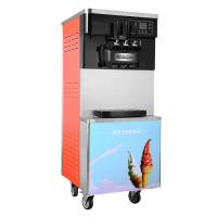 Quality 3 Flavors Automatic Soft Serve Commercial Ice Cream Machine for Household in Pakistan Material Cylinder Capacity 6Lx2 for sale