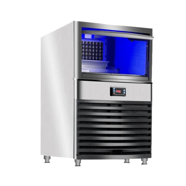 Quality Square Ice Shape 100kg Automatic Commercial Ice Block Making Machine for Business Restaurant Hotel 72 Pieces Ice Plate for sale