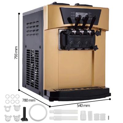 China Ice Creme Machine 22-30 L/H Automatic Commercial Ice Cream Making Maker Prices Soft Serve Ice Cream Machine for Sale Business for sale