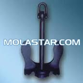 China Ancla marina galvanizada de Stockless del ancla de Baldt de la nave del ancla de Molastar Baldt del acero inoxidable de la inmersión caliente para el infante de marina en venta