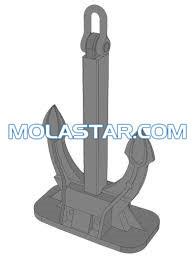 China Ancla marina de Stockless del ancla de Spek de la nave de la nueva del estilo de Molastar del barco ancla de acero de Spek para el infante de marina en venta