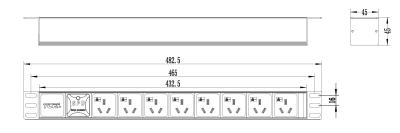 Cina Sistema di presa dell'unità di distribuzione di energia PDU con funzione multifunzione in vendita
