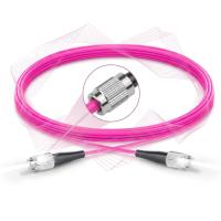 China SC-SC OM4 Fiber Optic Patch Cord Simplex Duplex Multimode PVC 3.0mm Cable for sale