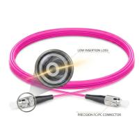 China LC-LC OM4 Fiber Optic Patch Cord Simplex Duplex Multimode LSZH 2.0mm Cable for sale