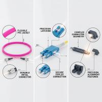 China LC-LC OM4 Fiber Optic Patch Cord Simplex Duplex Multimode LSZH 2.0mm Cable for sale