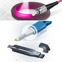 China LC-LC OM4 Fiber Optic Patch Cord Simplex Duplex Multimode LSZH 2.0mm Cable for sale