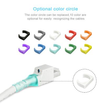 China UTP CAT6 Patch Cord with Pull Rod 28AWG Stranded Bare Copper LSZH Sheath for sale