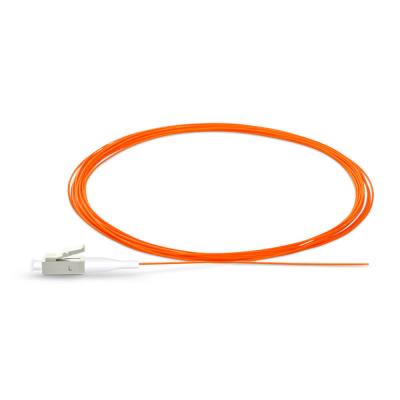 China Fiber Optic Pigtail Multimode A1b OM1 LC Adaptor for sale
